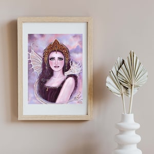 Greek Mythology Goddess of Harvest Demeter With Dragon Fantasy Art ...