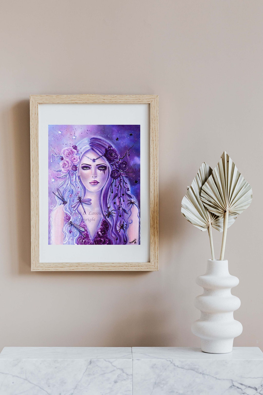 Persephone Greek Mythology Goddess Queen Fantasy Portrait - Etsy