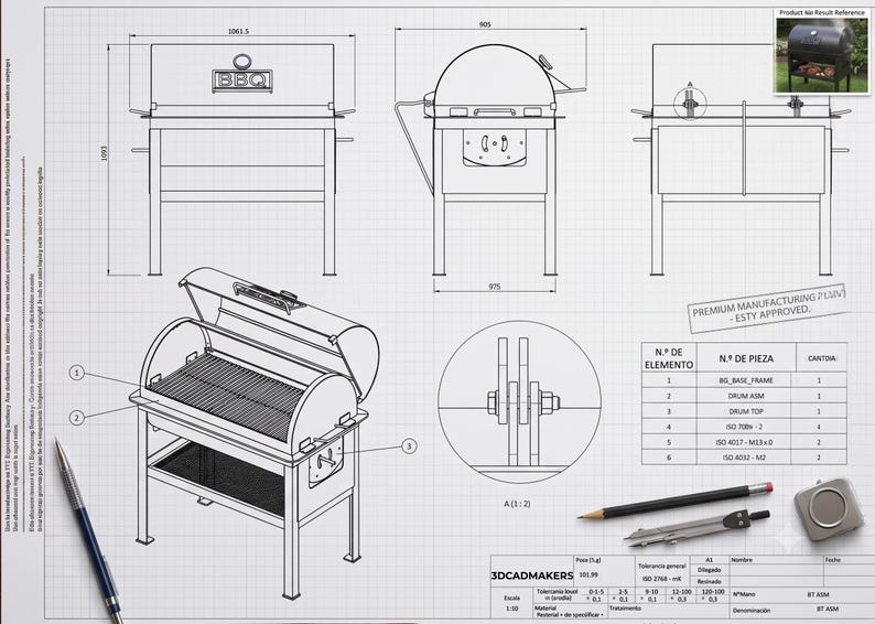 DIY Bbq Barrel Grill Welding Plans PDF Steel Drum Smoker Blueprint ...