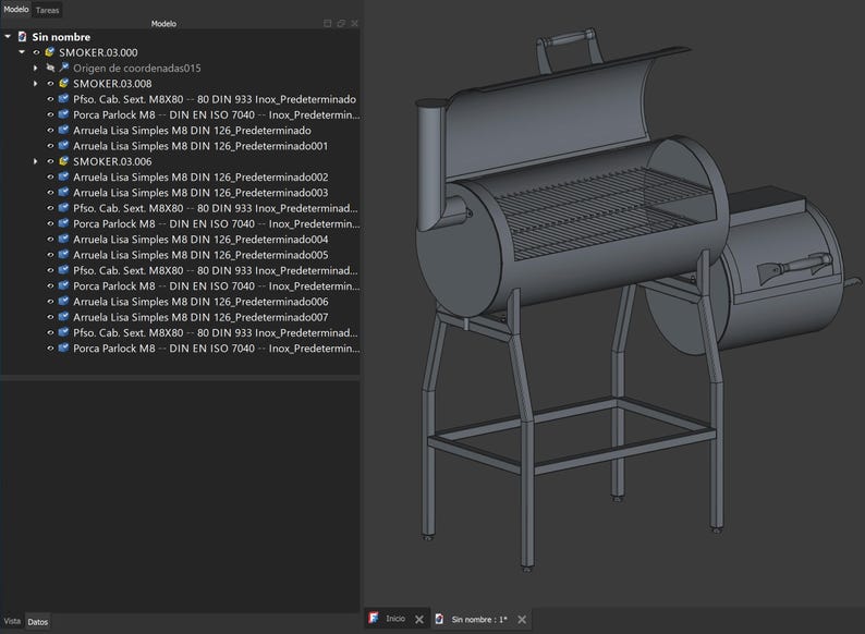 DIY Backyard Smoker Plans - Detailed Pdf Blueprints & 3D Stp File ...