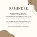 Modern Simple Wedding Invitation Template, Informative Details Page ...