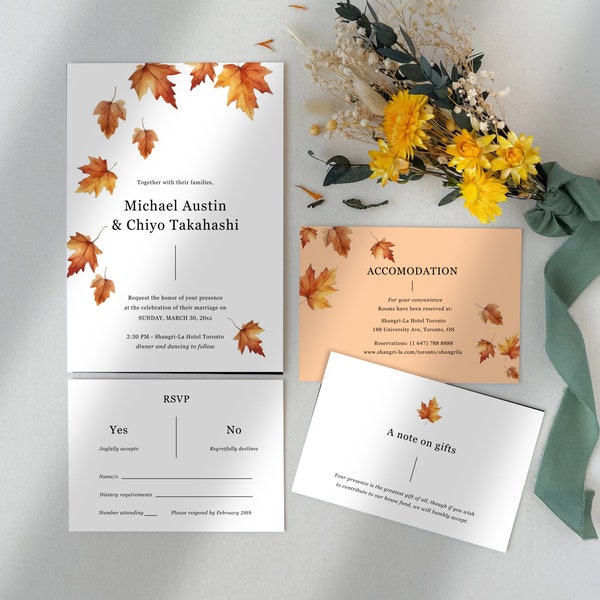 Autumn Wedding - Etsy