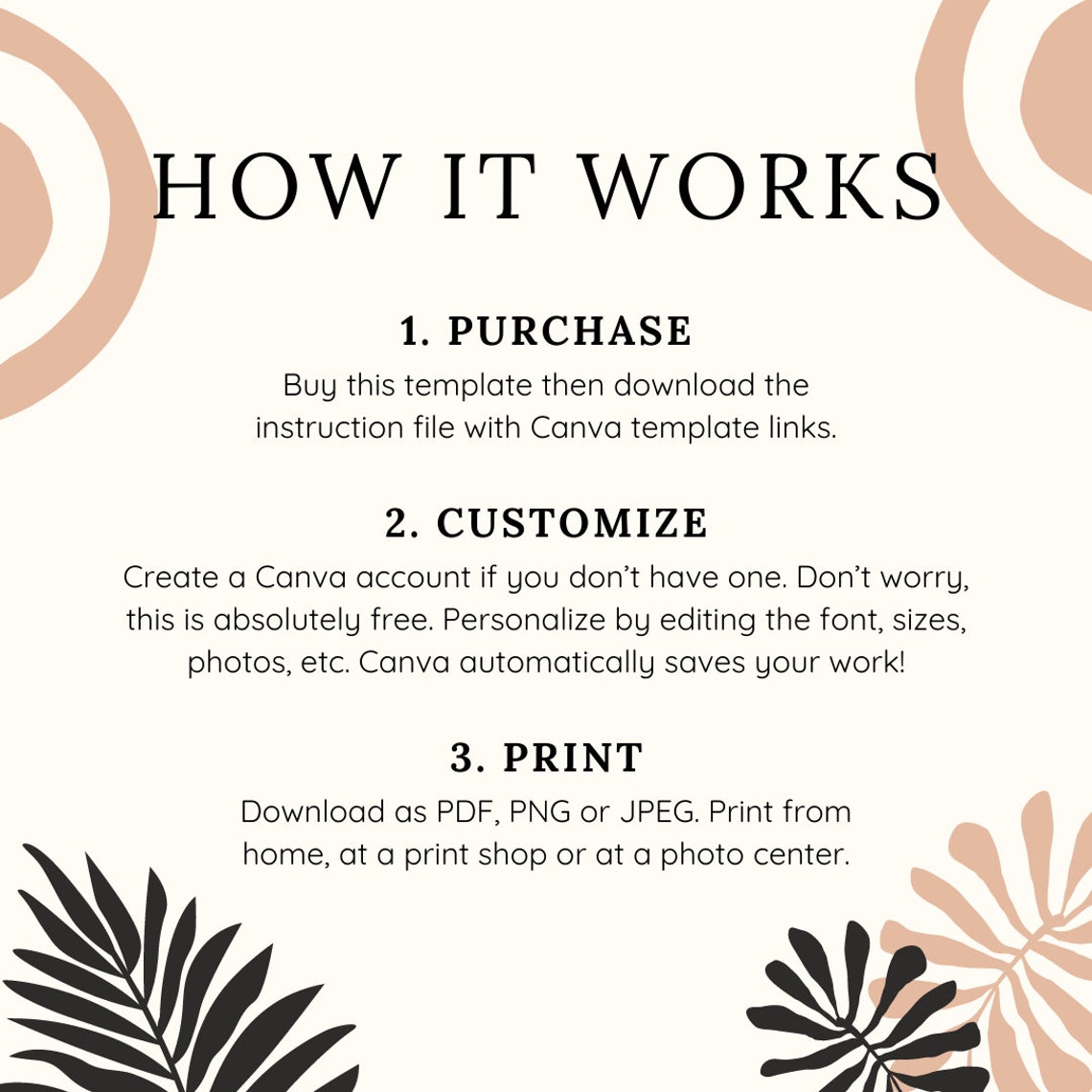 Modern Simple Wedding Invitation Template, Informative Details Page ...