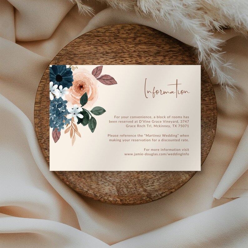 Timeless Elegant Floral Wedding Invitation, Beige Wedding Invitation, Watercolor Flowers Wedding ...