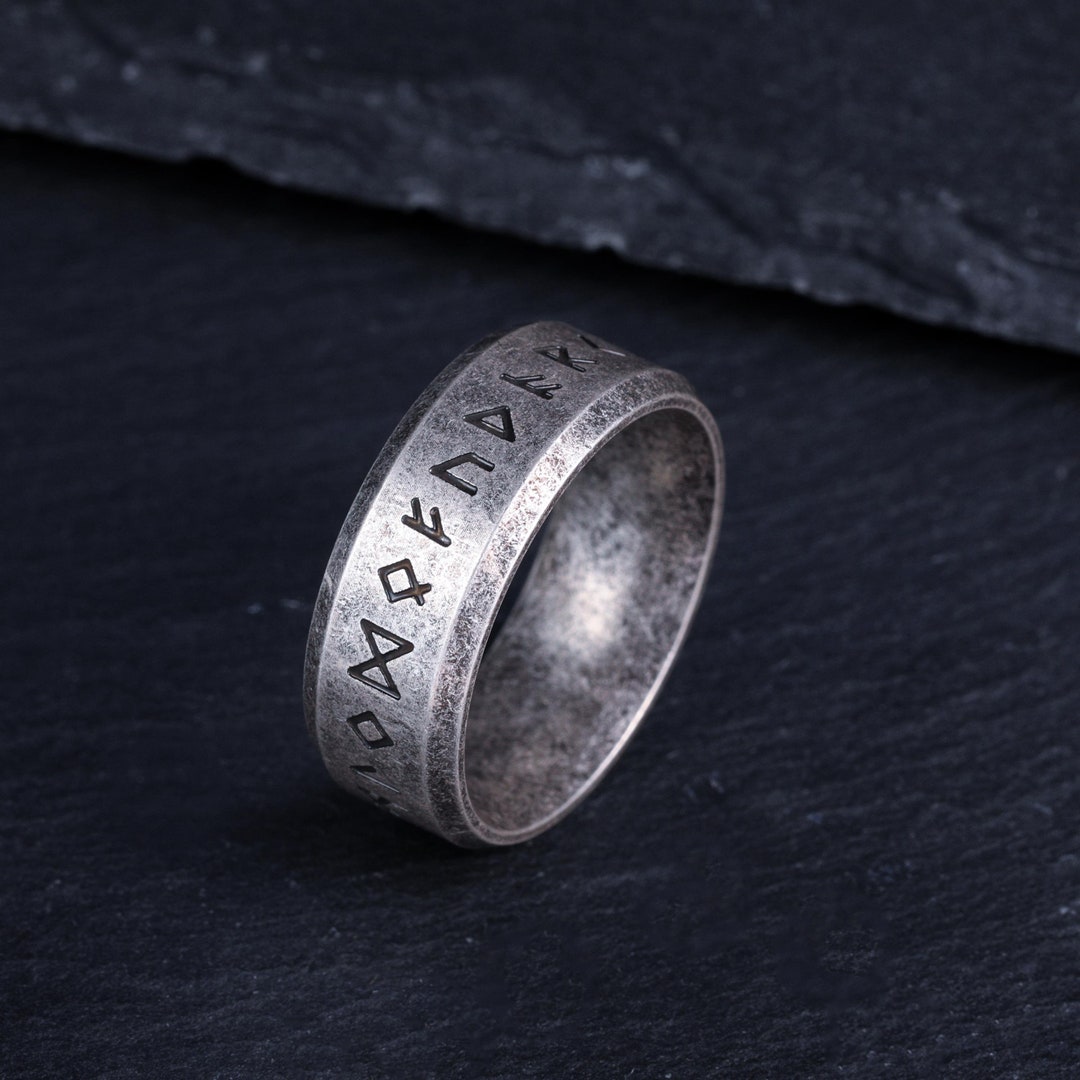 Vikings Symbol Navigation Punk Rings Opium Y2k Rings Hip Hop Gothic ...