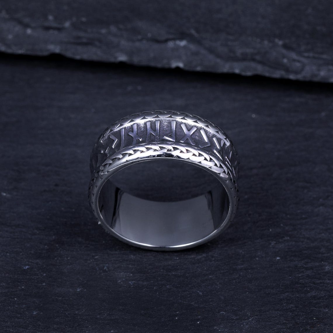 Vikings Symbol Navigation Punk Rings Opium Y2k Rings Hip Hop Gothic ...