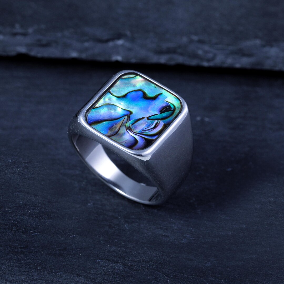 Celtic Knot Viking Shell Signet Rings Opium Y2k Rings Hip Hop Gothic ...