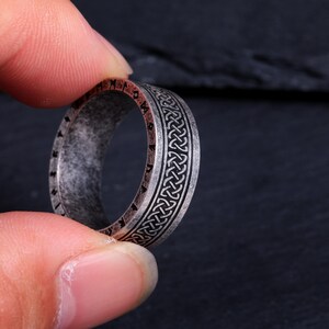 Celtic Knot Nordic Viking Navigation Rings Opium Y2k Rings Hip Hop ...