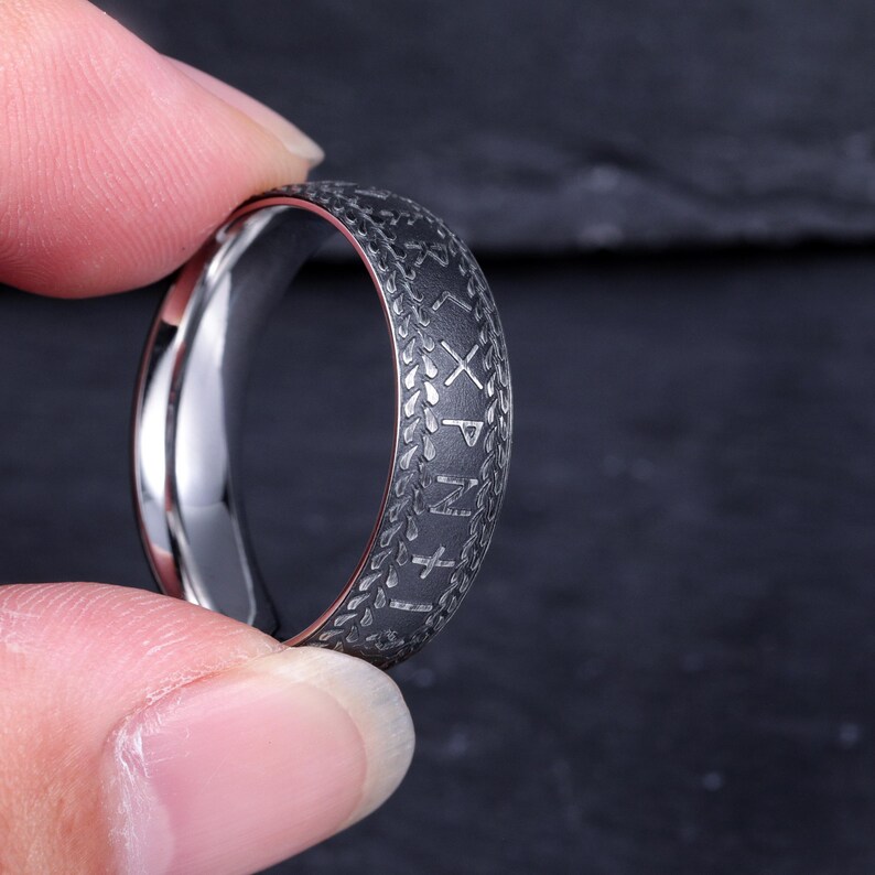 Vikings Symbol Navigation Punk Rings Opium Y2k Rings Hip Hop Gothic ...