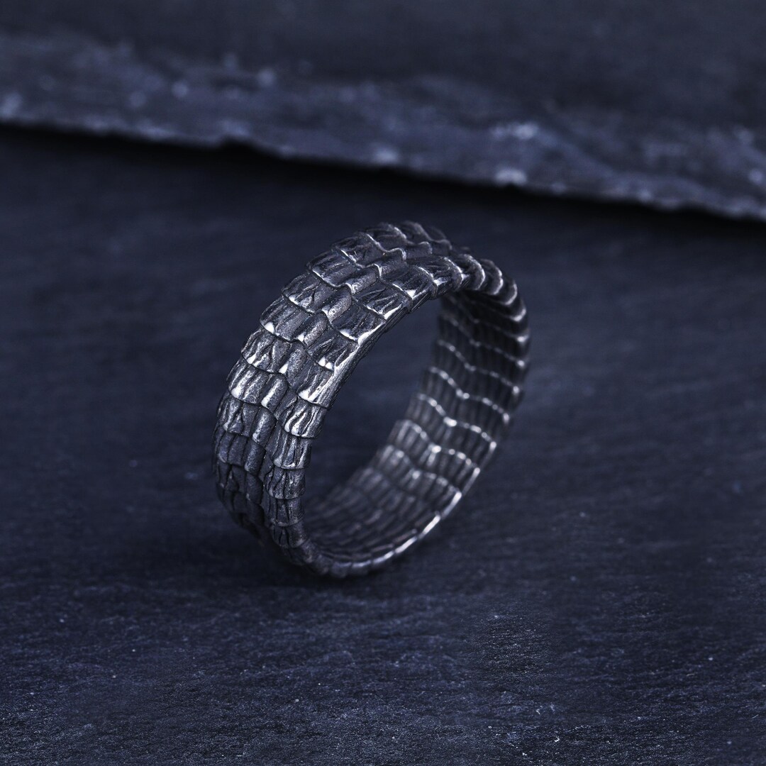Dragon Scales Rings Opium Y2k Rings Hip Hop Punk Rings Neutral for Man ...