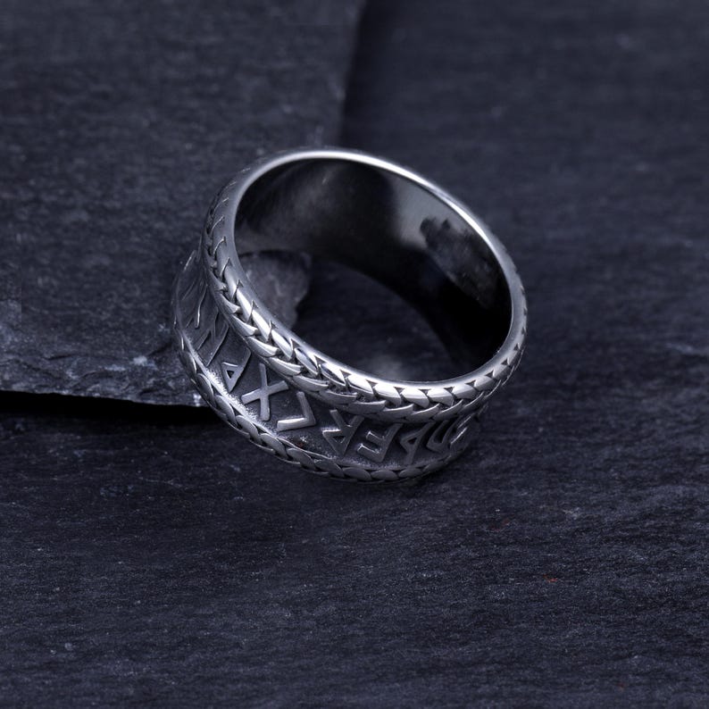 Vikings Symbol Navigation Punk Rings Opium Y2k Rings Hip Hop Gothic ...