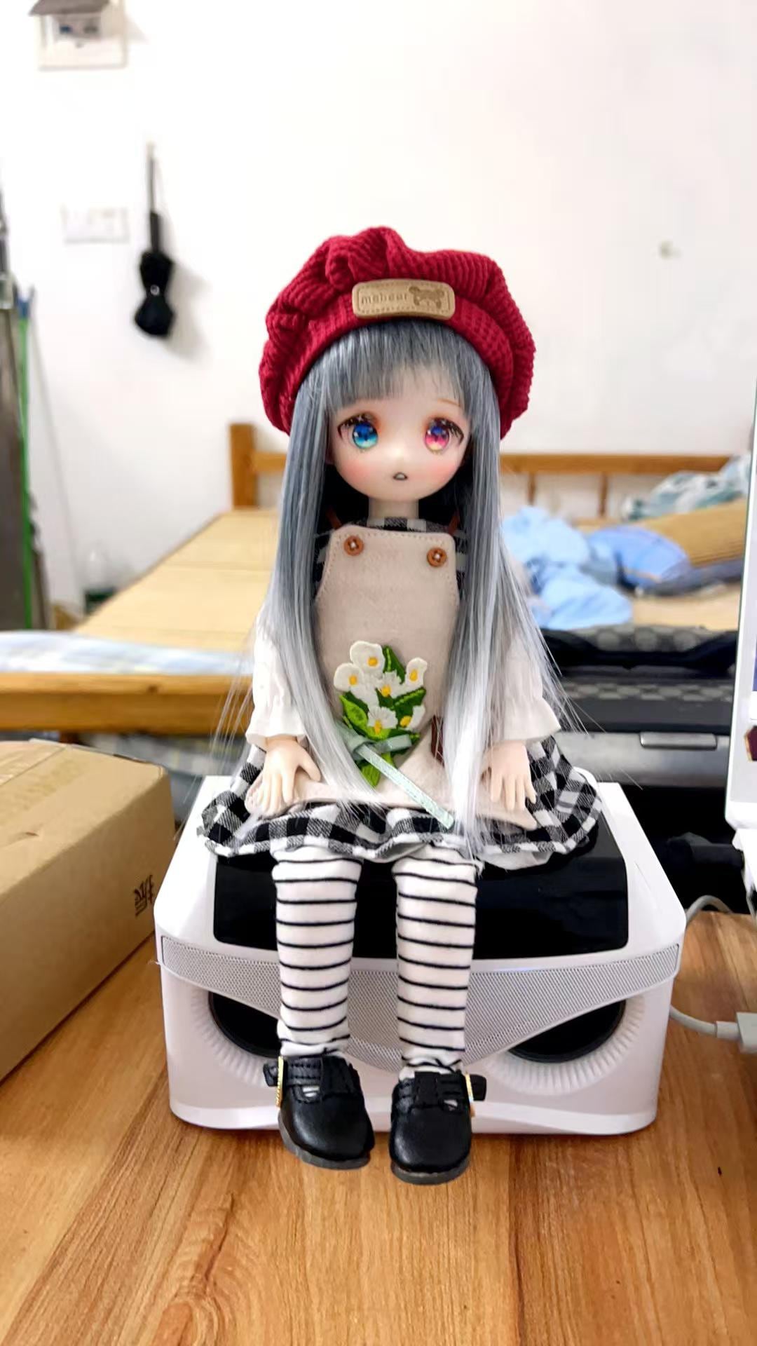 1/6 Bjd Custom Head and Body, BJD Face-up Commission, Include Wig and ...