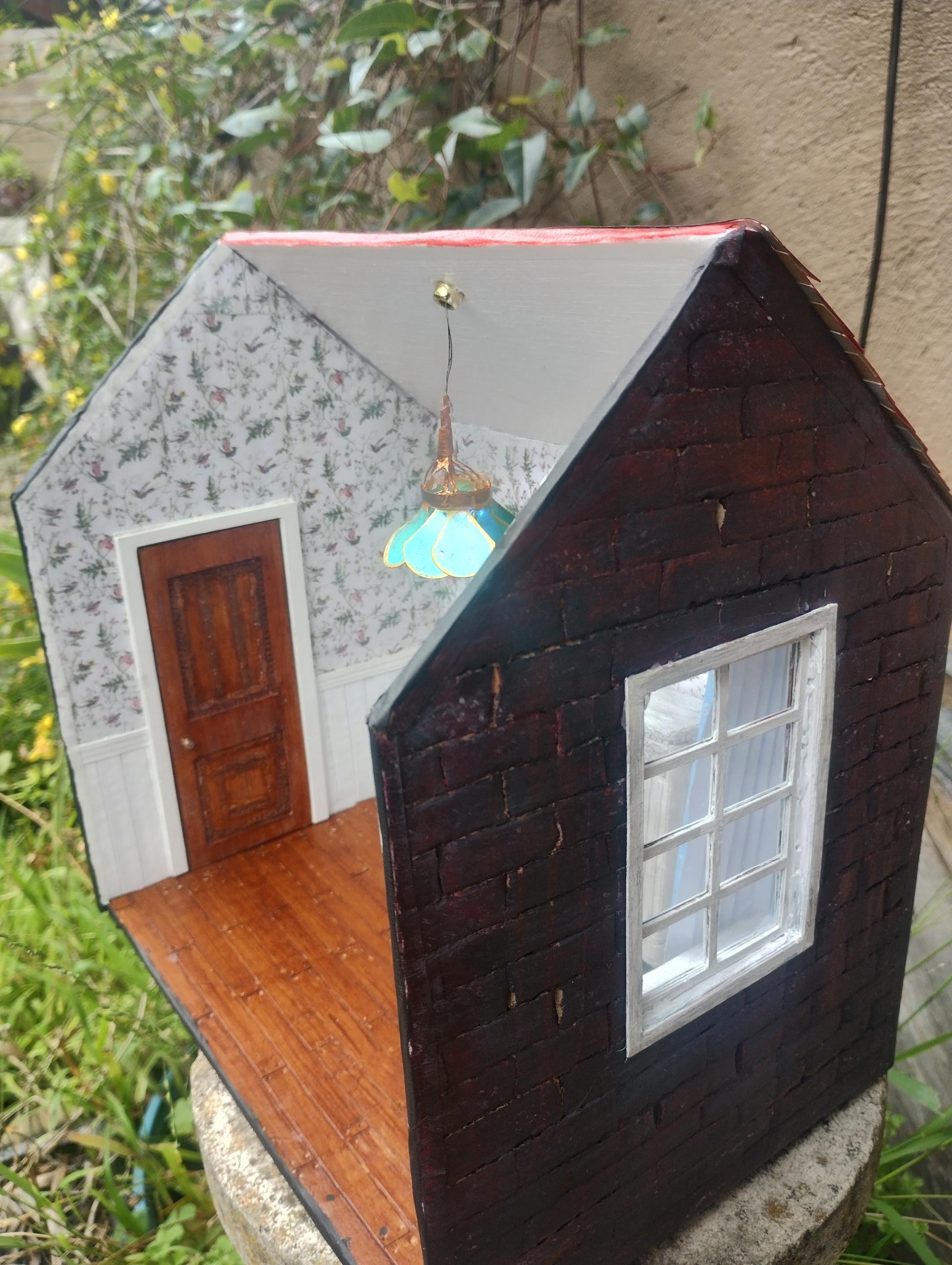 DIY Cardboard Room Box – Dining Room 1:12 Scale (digital Download) - Etsy