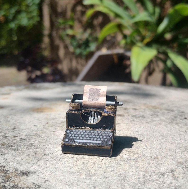1.12/1.24 Dollhouse Miniature Typewriter - Digital Files for Cricut Joy ...