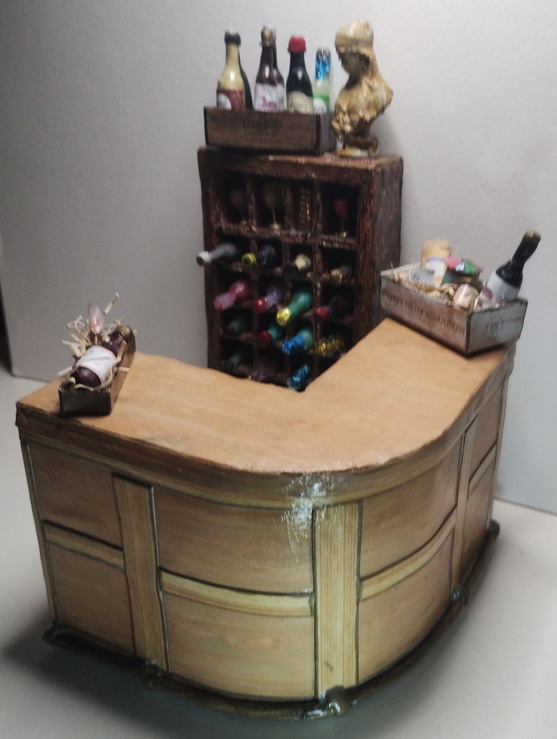 1:12 Miniature Bar/shop Counter - Printable - Etsy
