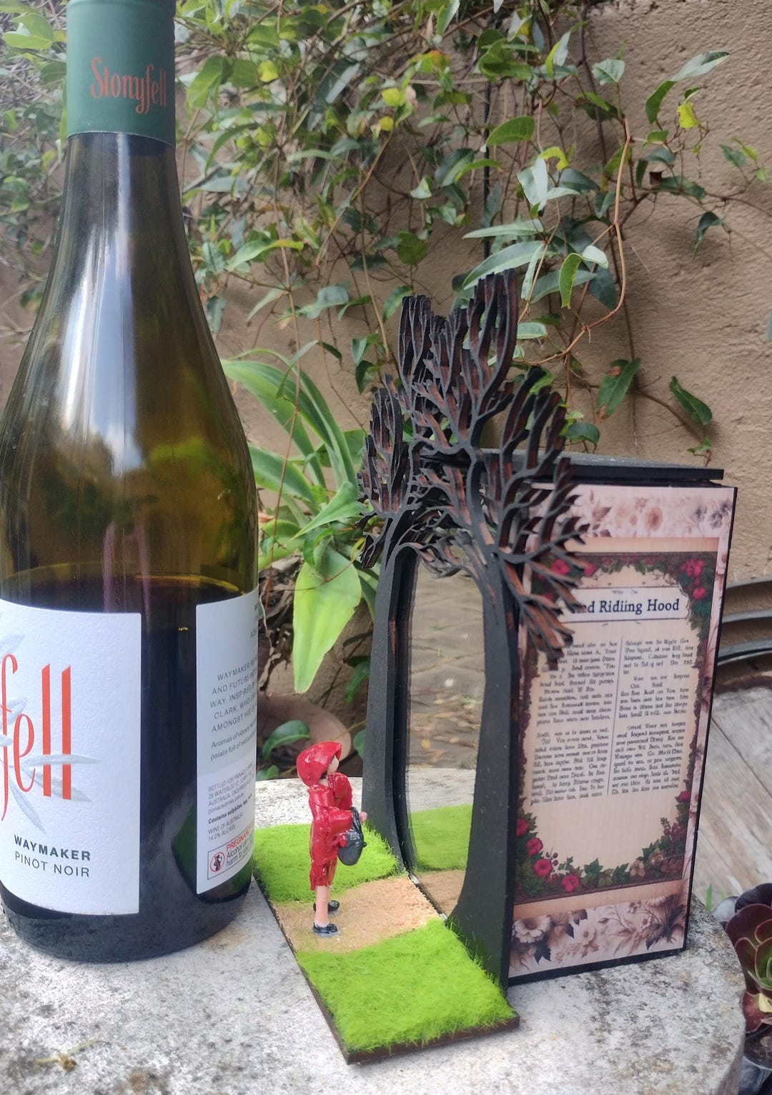 Infinity Mirror Book Nook/diorama Fairytale Red Riding Hood - Etsy