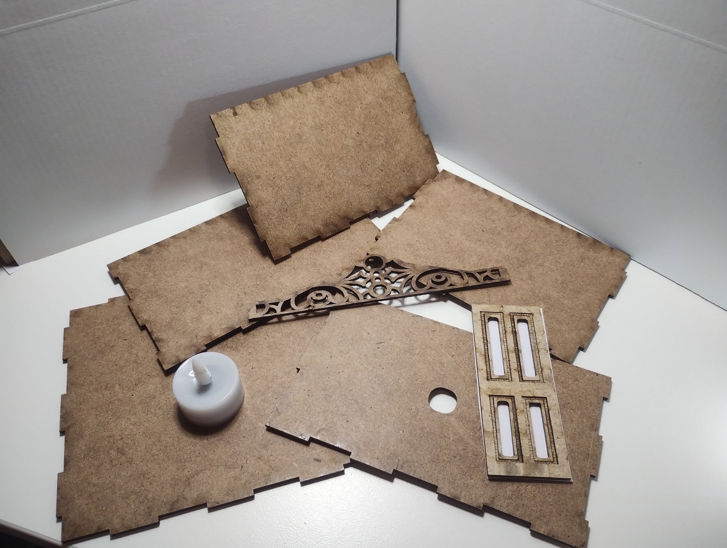 MDF Room Box Kit 1:24 Scale - Digital Download for Laser Cutting - Etsy