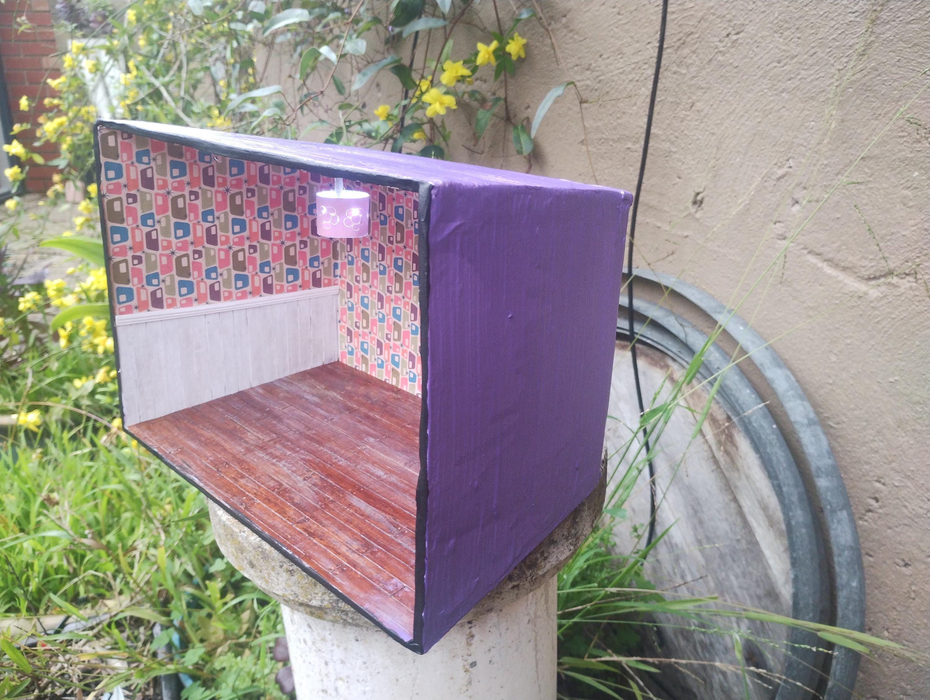 1:12 Cardboard Room Box Digital Download Pattern & Instructions - Etsy