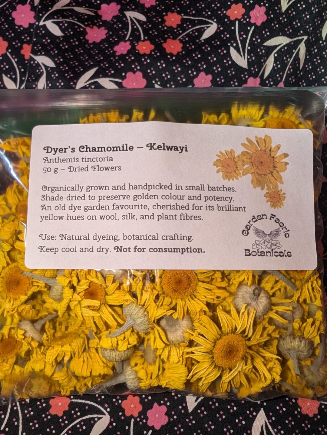 Golden Chamomile Dried Flowers: Natural Dyeing, Botanical Crafts - Etsy