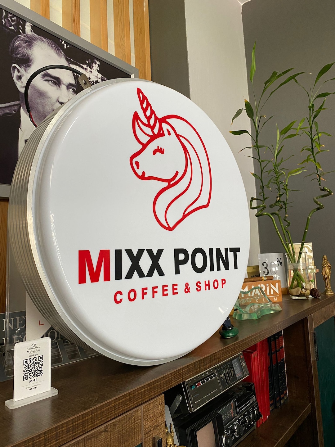 Exterior Double Sided Signboard, Round Ligbtbox Sign - Etsy