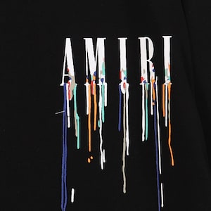 Amiri T-shirt, AMIRI Beach Shirt,retro Street Sports Casual T-shirt - Etsy