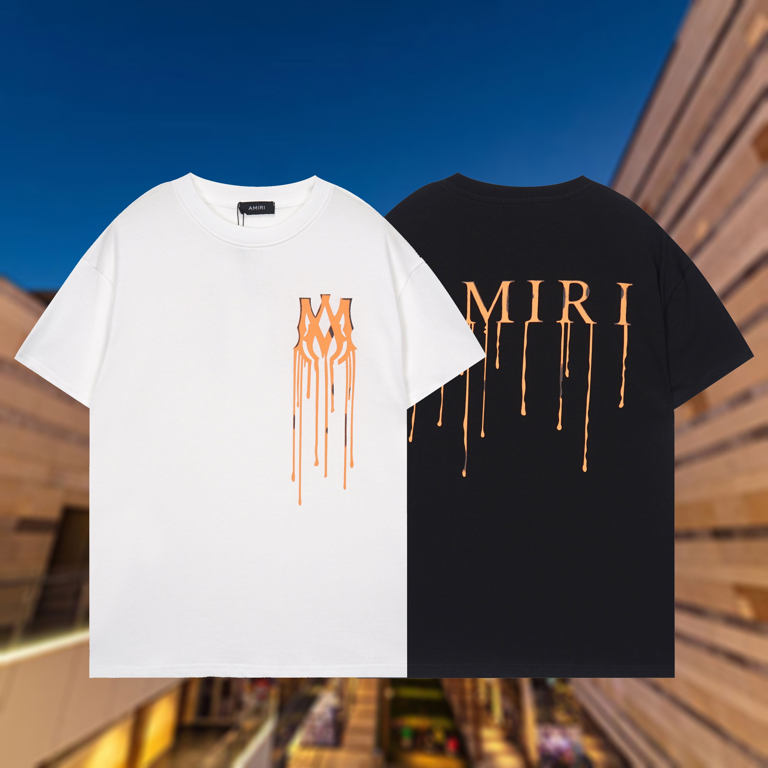 Amiri T-shirt, AMIRI Beach Shirt,retro Street Sports Casual T-shirt - Etsy