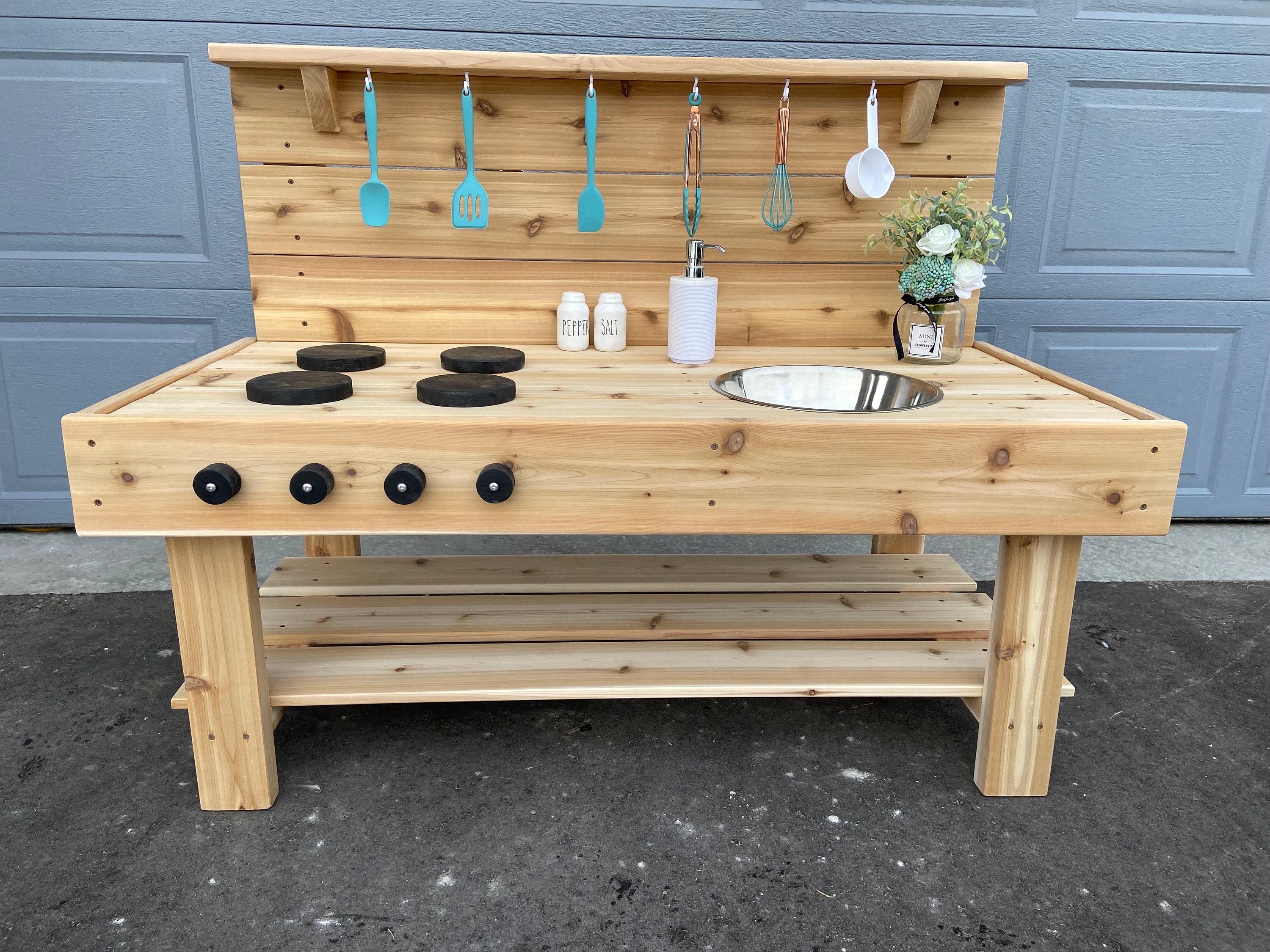 DIY Cedar Mud Kitchen Plans - Etsy