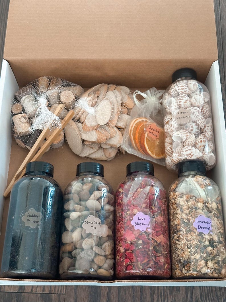 Mud Kitchen Ingredients - Enchanted Elements - Etsy