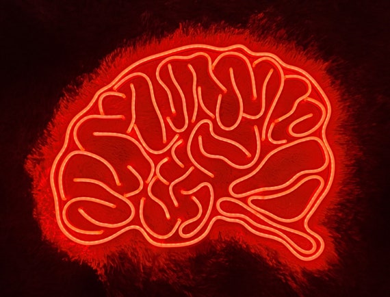 BRAIN Brain Neon Sign / Brain Led Sign / Brain Neon Signs / | Etsy