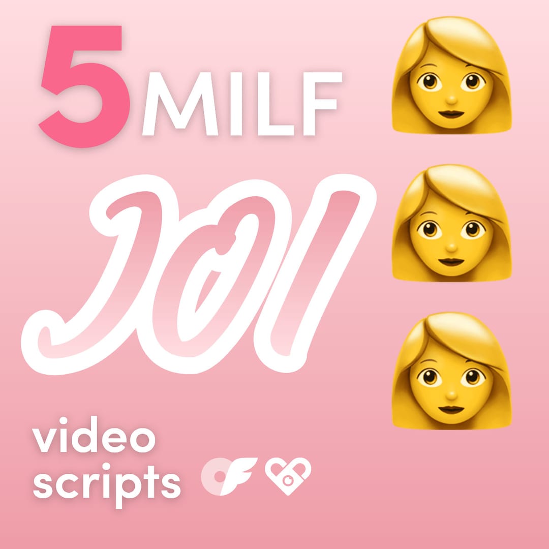 5 Spicy MILF JOI Video Scripts Bundle Onlyfans, Fansly, Jerk off Instructional, Instruction ...