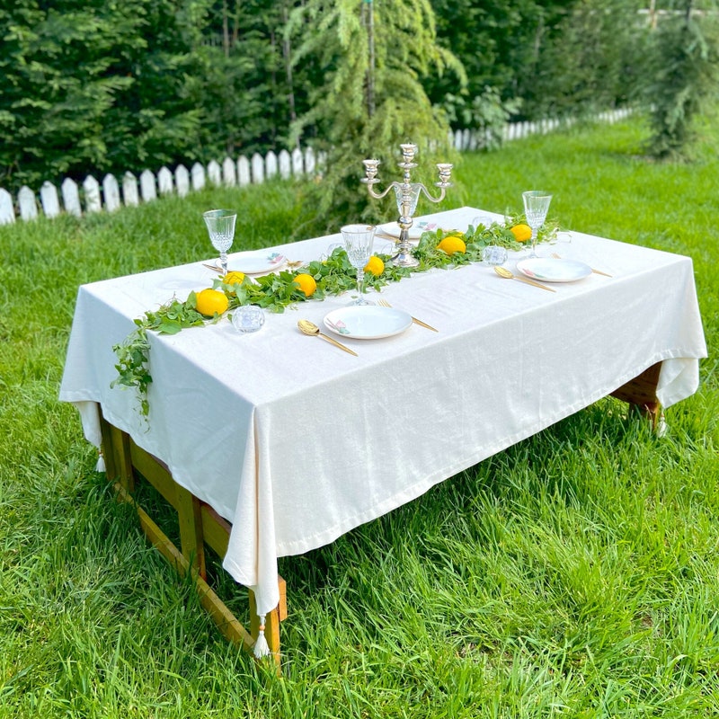 Farmhouse Tablecloth - Etsy