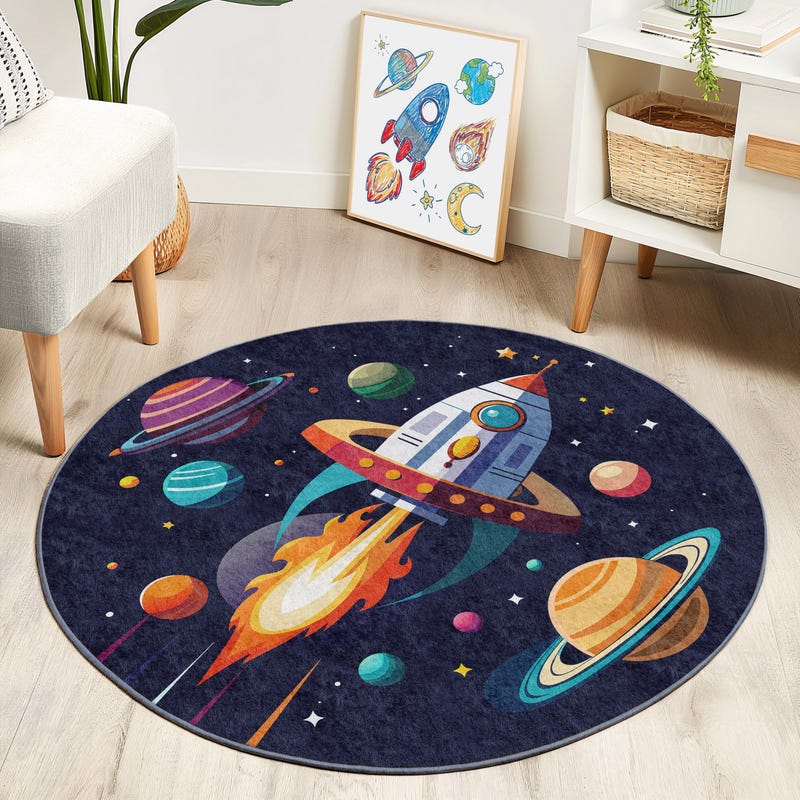 Solar System Rug - Etsy