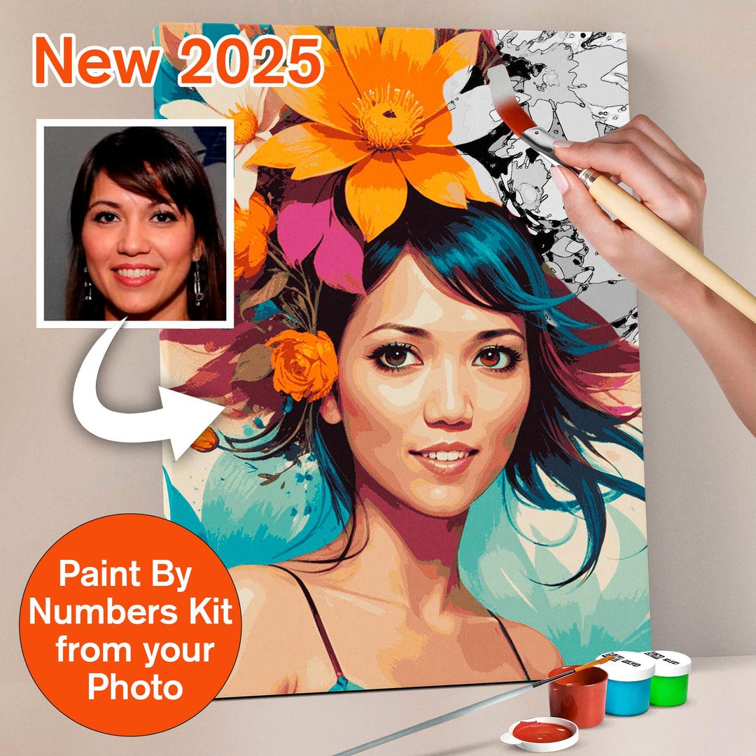 Custom Paint by Numbers Kit Personalized Paint by Numbers ...