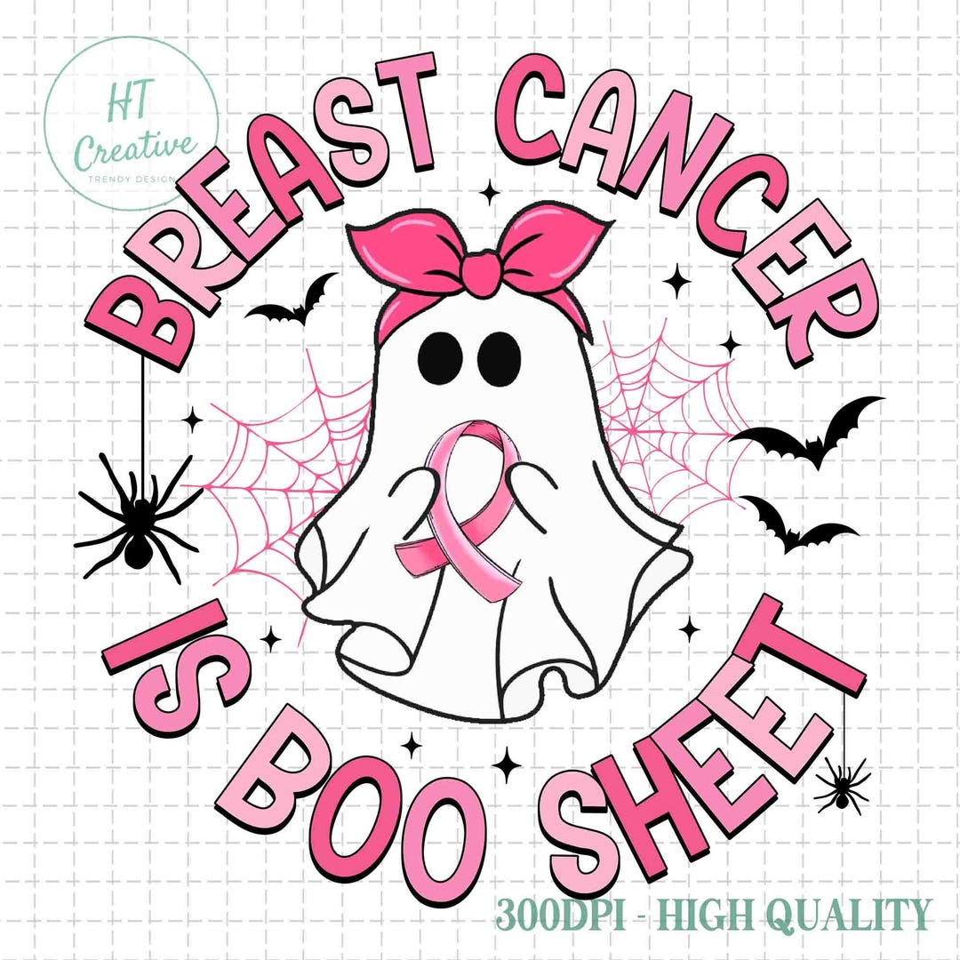 Breast Cancer is Boo Sheet PNG, Pink Ribbon Png, Breast Cancer Warrior ...