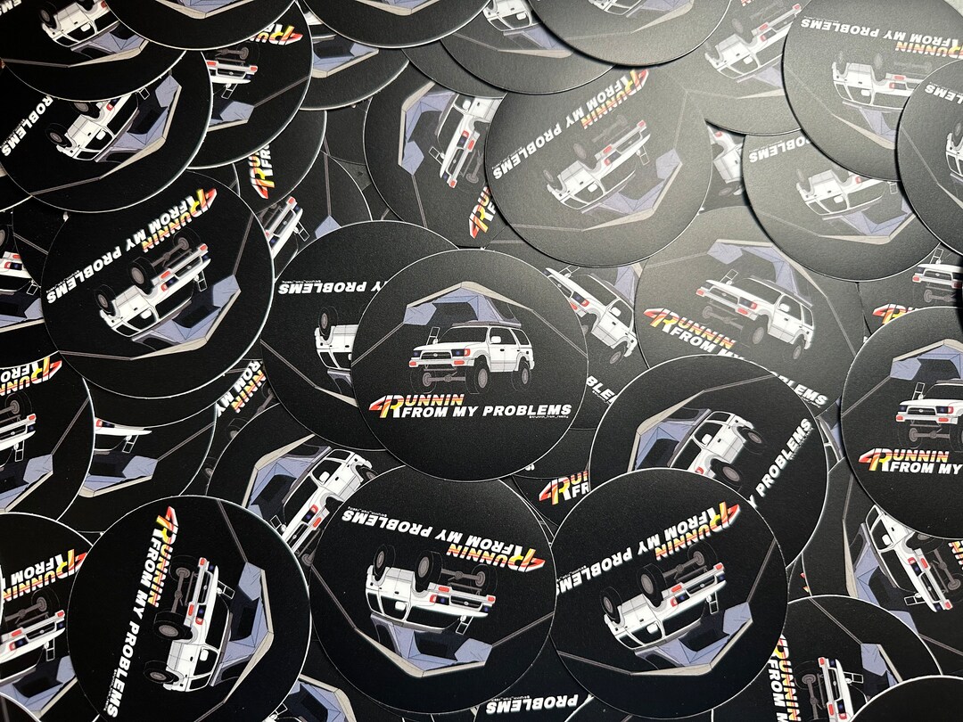 Toyota 4runner Sticker White 3rd Gen 4runner With Rooftop Tent - Etsy