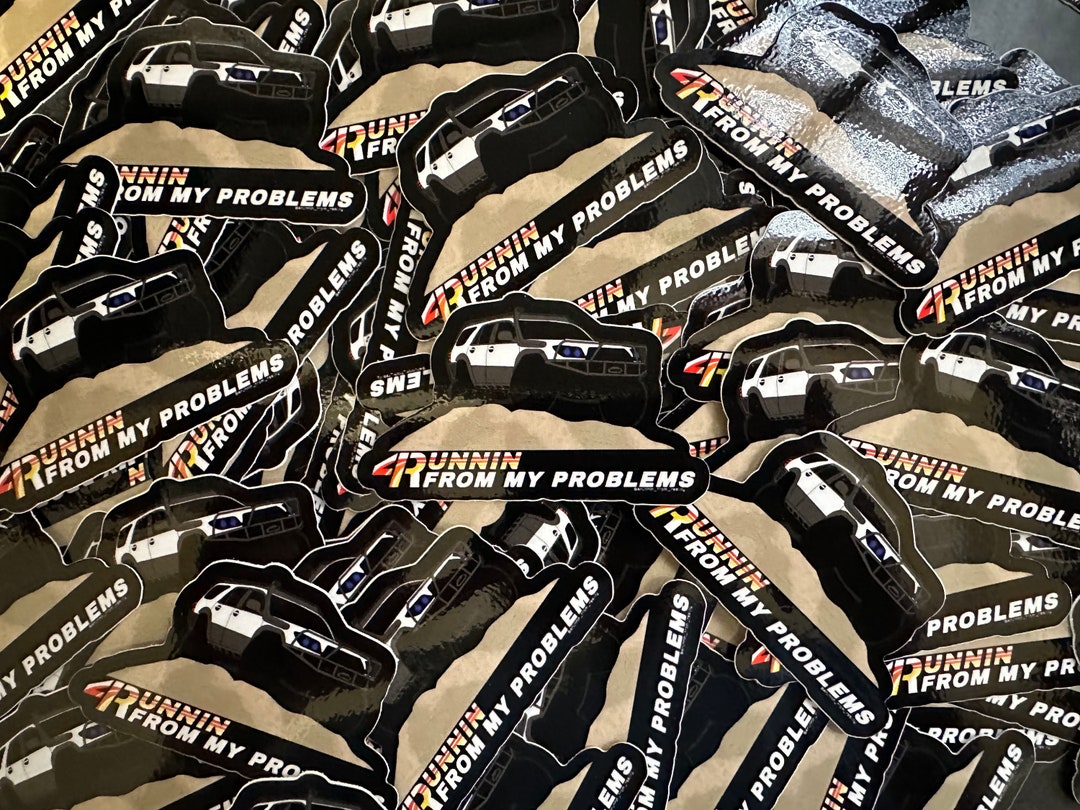 Toyota 4runner Sticker White 4th Gen 4runner Rock Crawler - Etsy