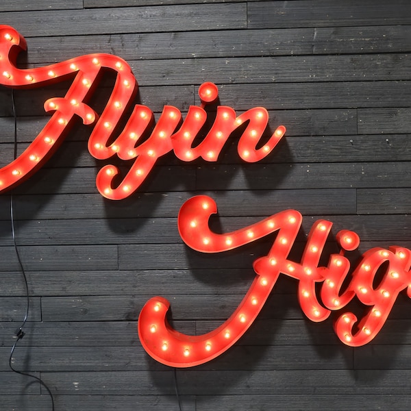 Lighted Letters - Etsy