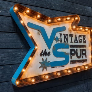 Custom Layered Lighted Metal Sign - Etsy