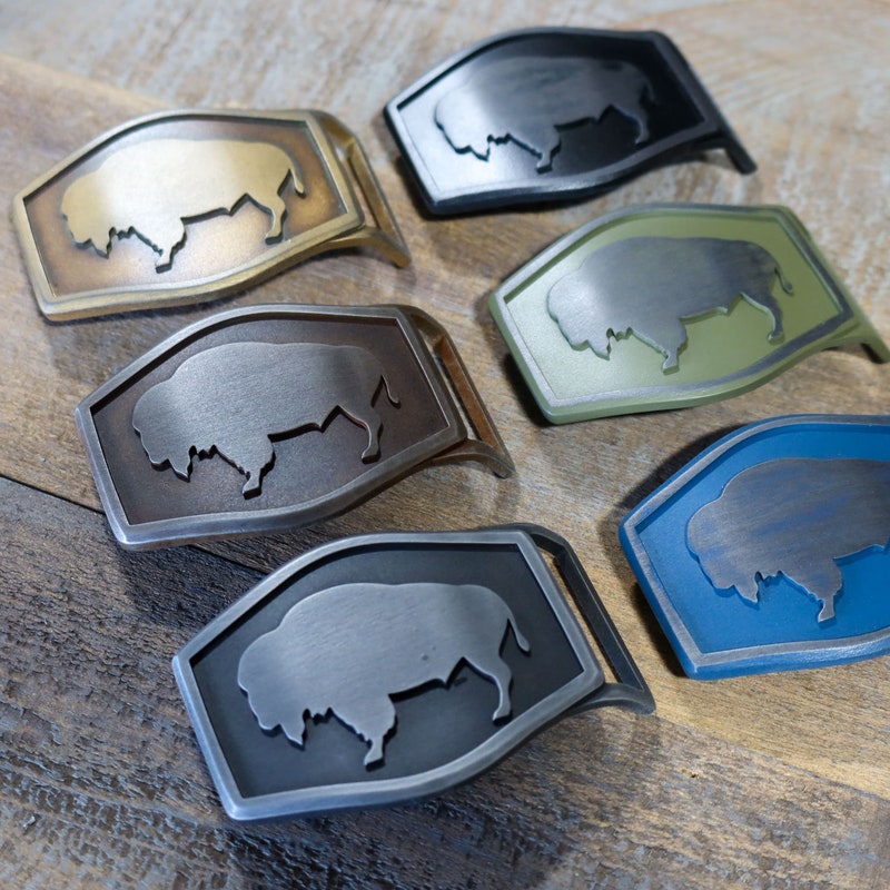 Buffalo Belt Buckle - Etsy