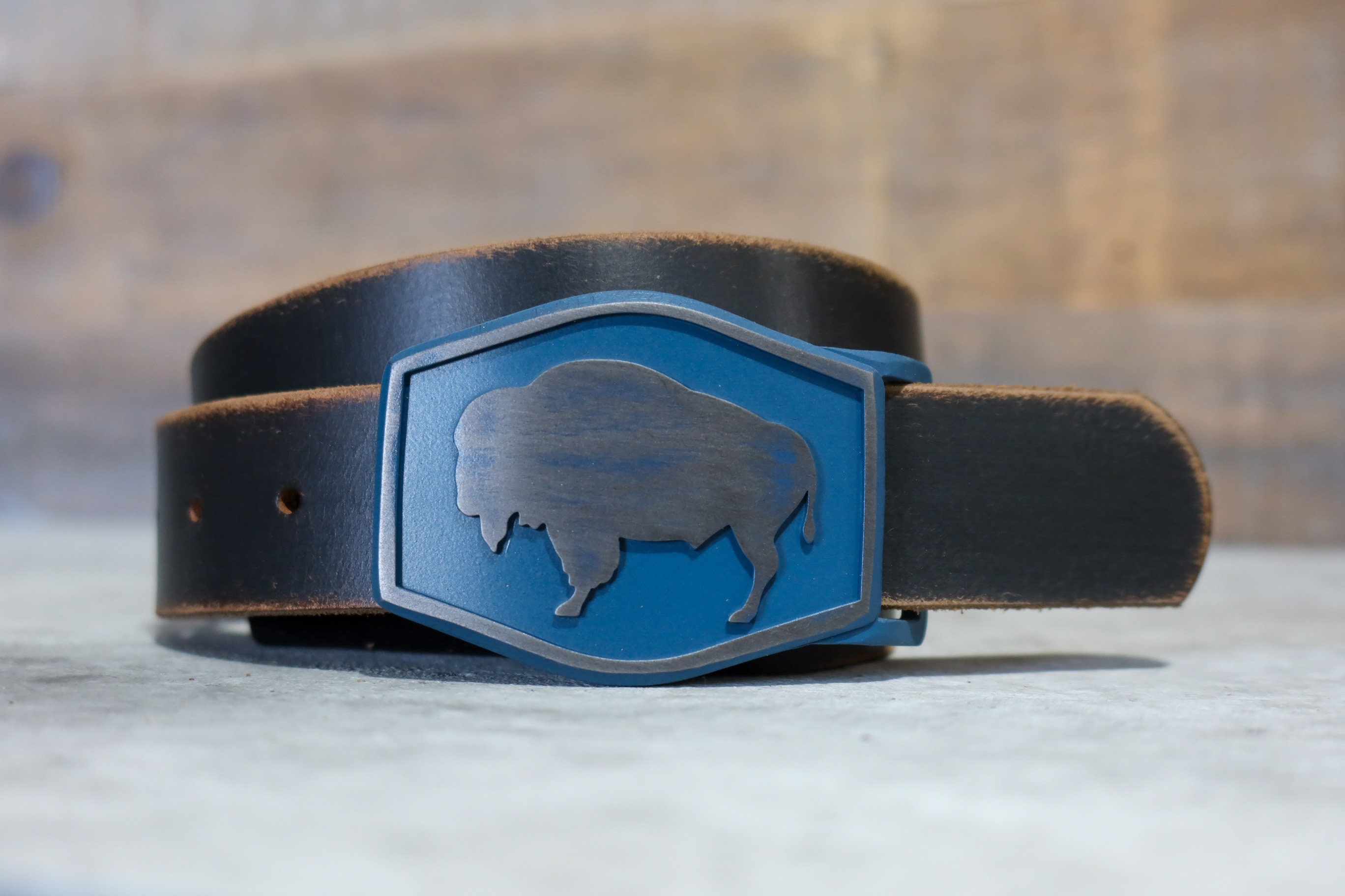 Bison Belt Buckle - Etsy