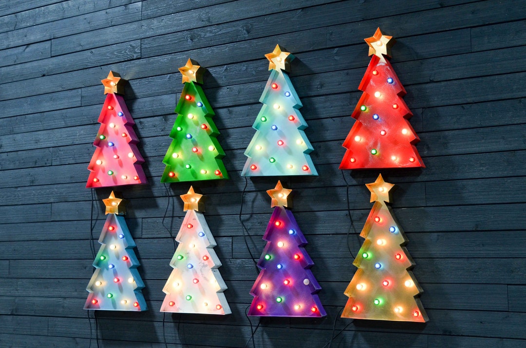 Christmas Tree Marquee - Etsy