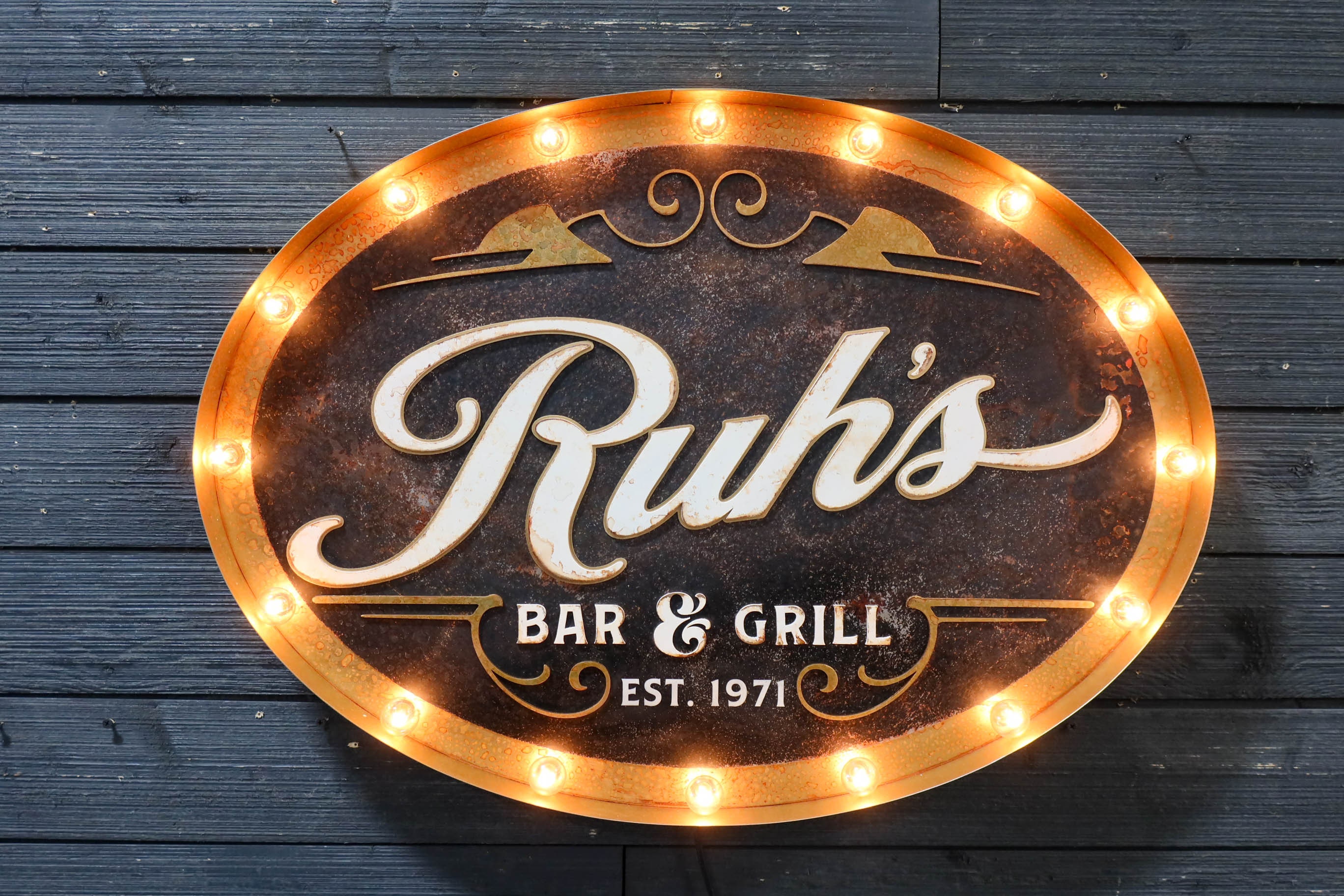 Custom Layered Lighted Metal Sign - Etsy
