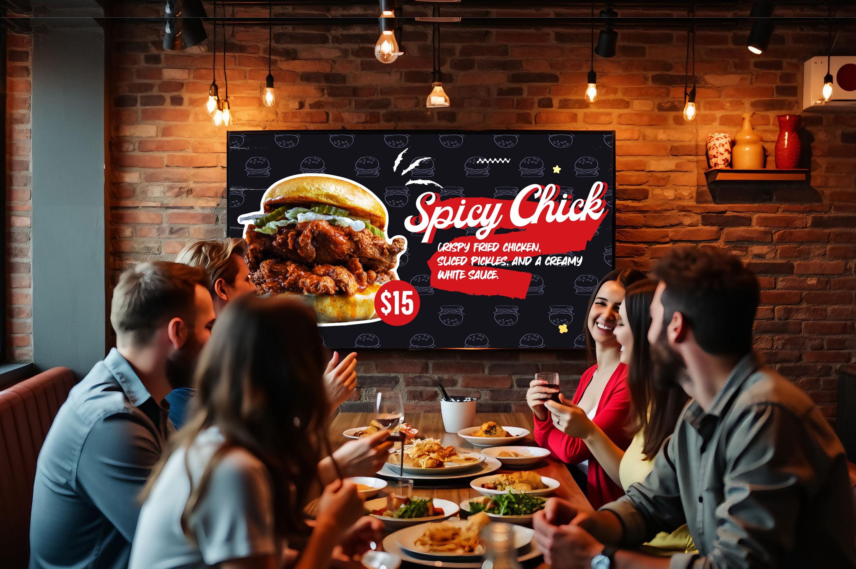 Design Service for Super TV Board, Animated TV Menu, Digital Menu ...