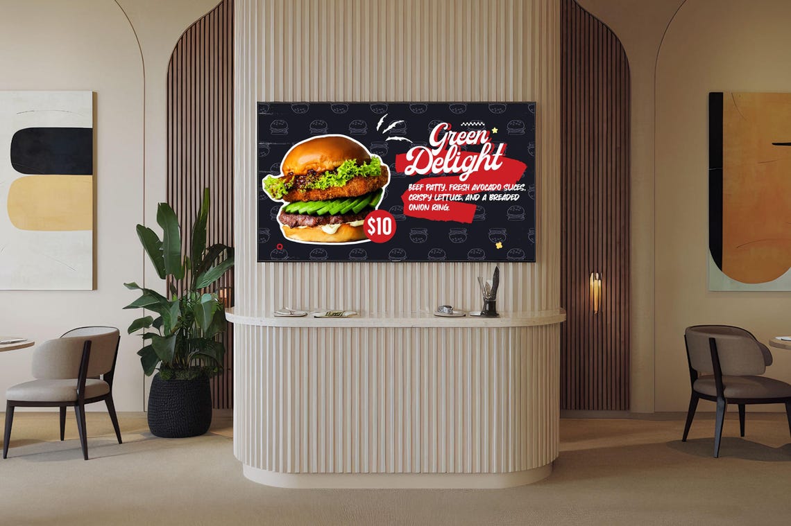 Design Service for Super TV Board, Animated TV Menu, Digital Menu ...