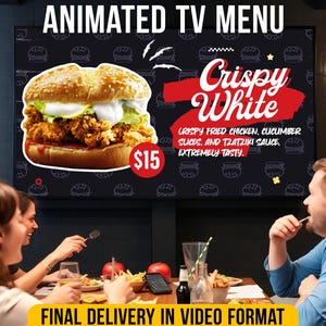Design Service for Super TV Board, Animated TV Menu, Digital Menu ...