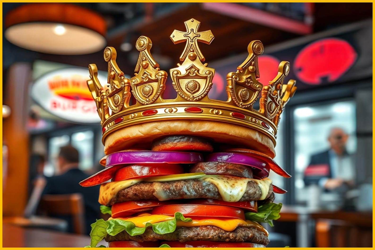 The Queen of Burgers, Post&story Template | Queen Burgers for Social ...