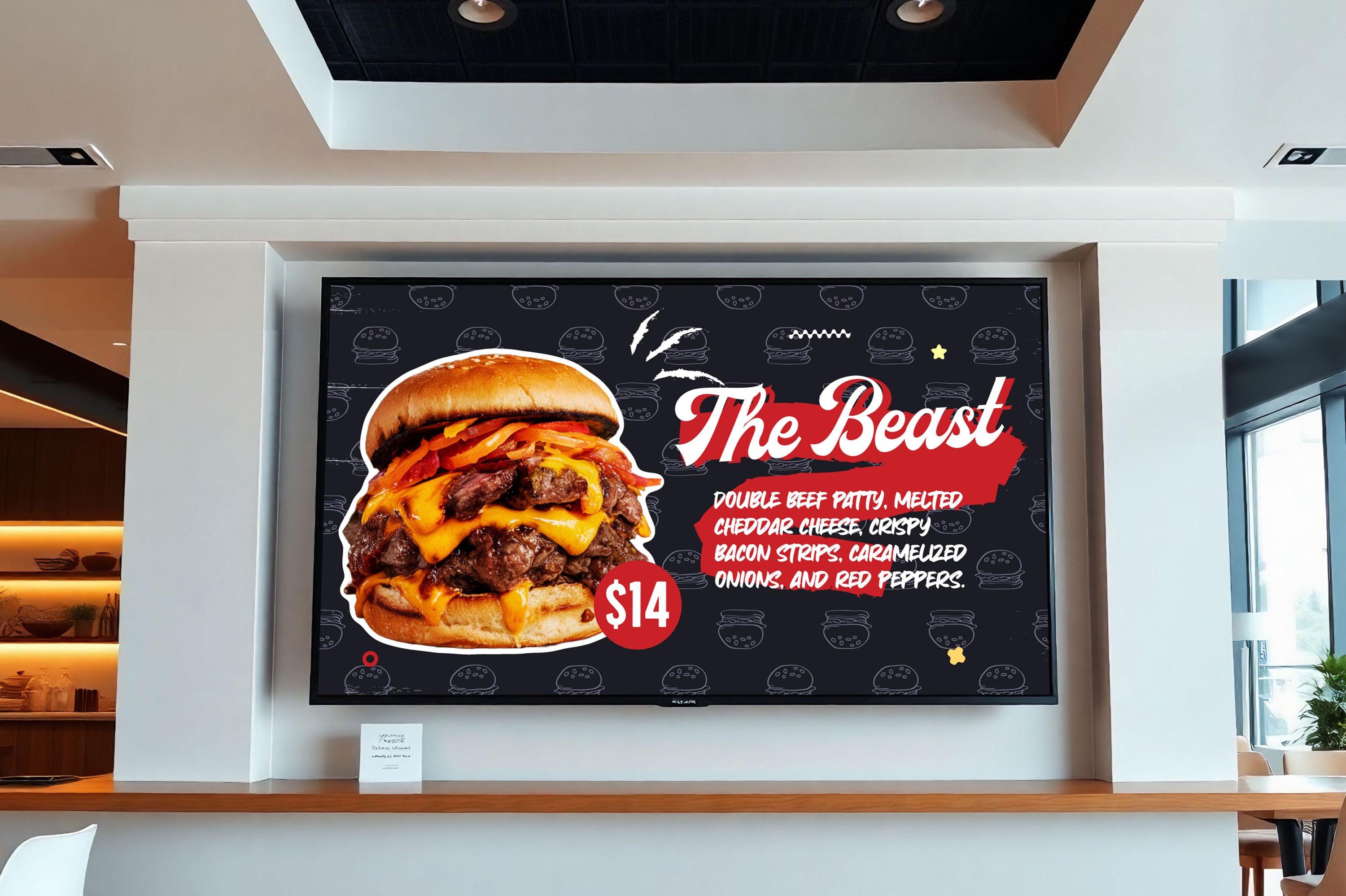Design Service for Super TV Board, Animated TV Menu, Digital Menu ...