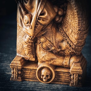 King Paimon Statue Ars Goetia Demon Lucifer Right Hand Demonology - Etsy