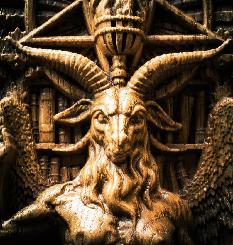 Baphomet Statue Home Altar for Wicca and Occult Enthusiasts - Etsy Canada
