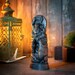 Thor Norse God, Wood Carved Statue, Norse Mythology Jormungandr ...